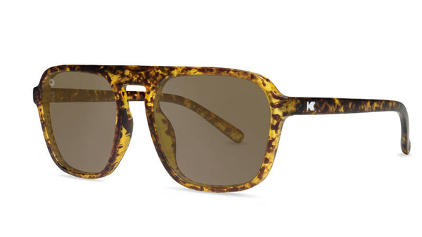 Polarized Sunglasses - Matte Tortoise Shell / Amber Pacific Palisades ...